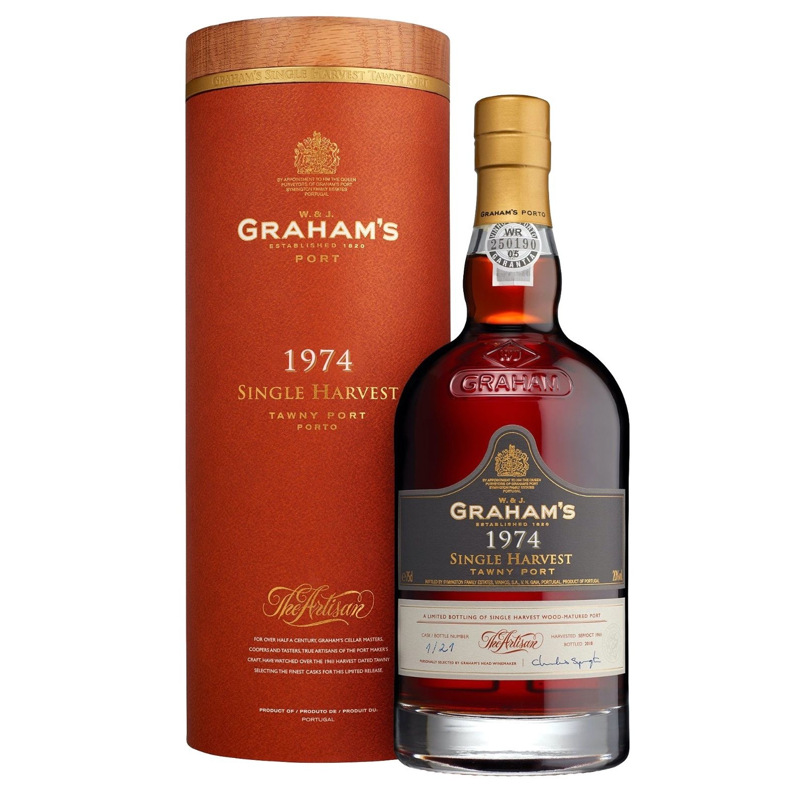 Graham's Single Harvest Tawny Port 1974 | Erkens Anno 1870 - Erkens ...