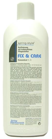 Spring Fix & Care Kuurfixatie1:1 ltr. - Kappersartikelen