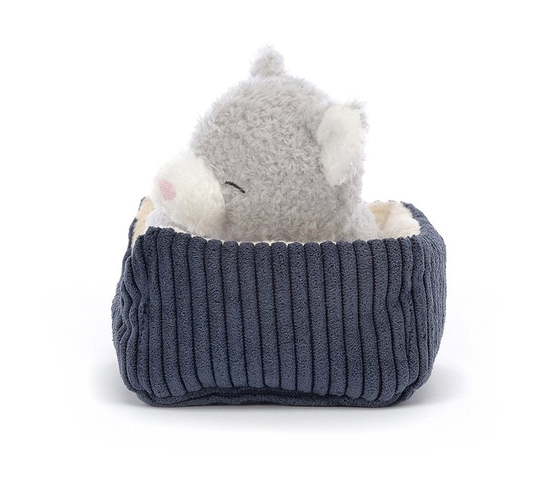Jellycat knuffel Napping nipper cat - Mevrouw Aardbei