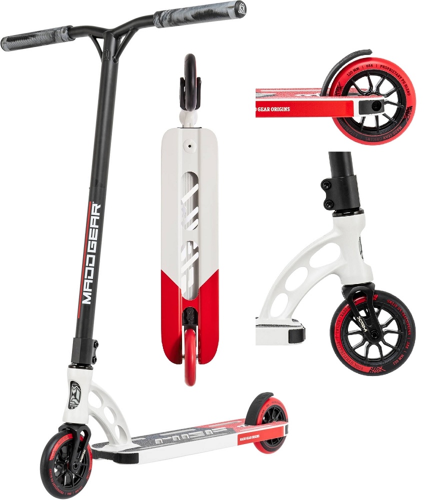 MGP VX Origin Team Stuntstep White Red - Streetsurfshop