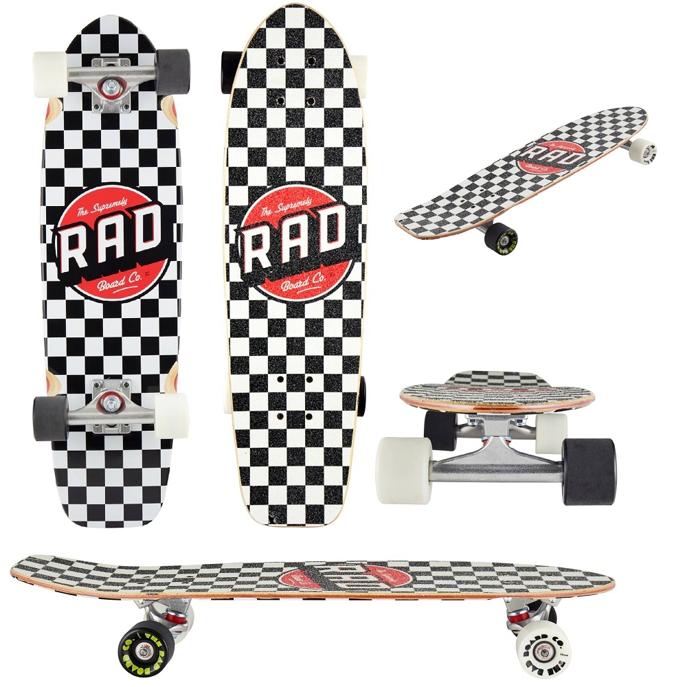 RAD retro cruiser skateboard Checker 7.9 - Streetsurfshop