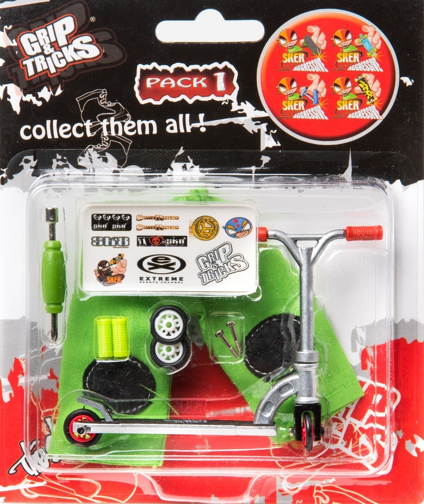 Grip and Tricks Stuntstep Silver - Streetsurfshop