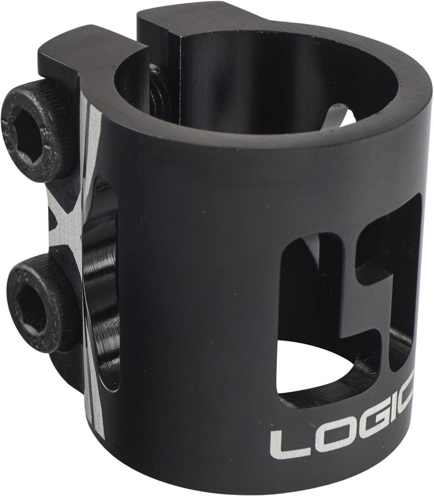Logic - Oversized double clamp - Black - Streetsurfshop