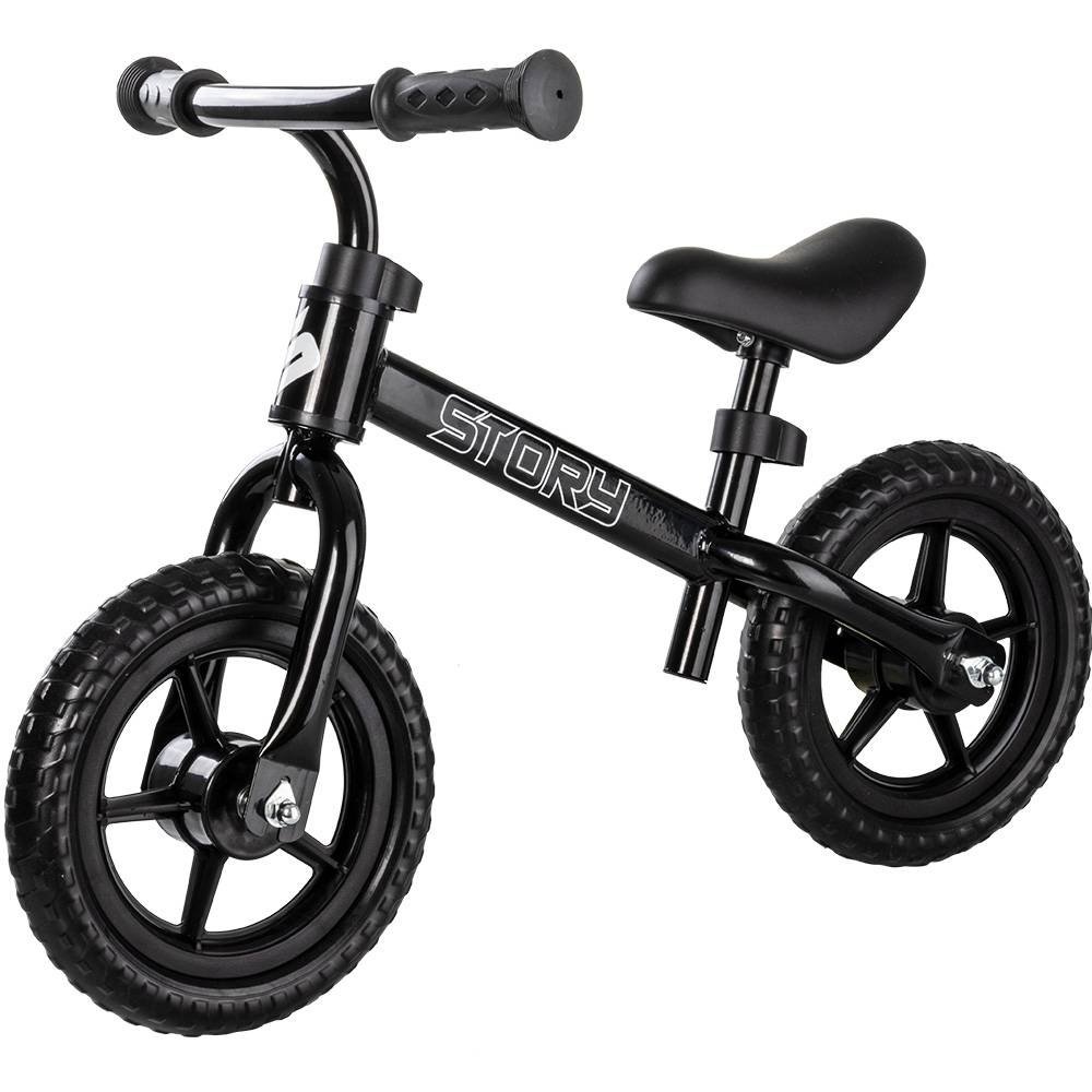Story Run Racer Loopfietsje Zwart - Streetsurfshop