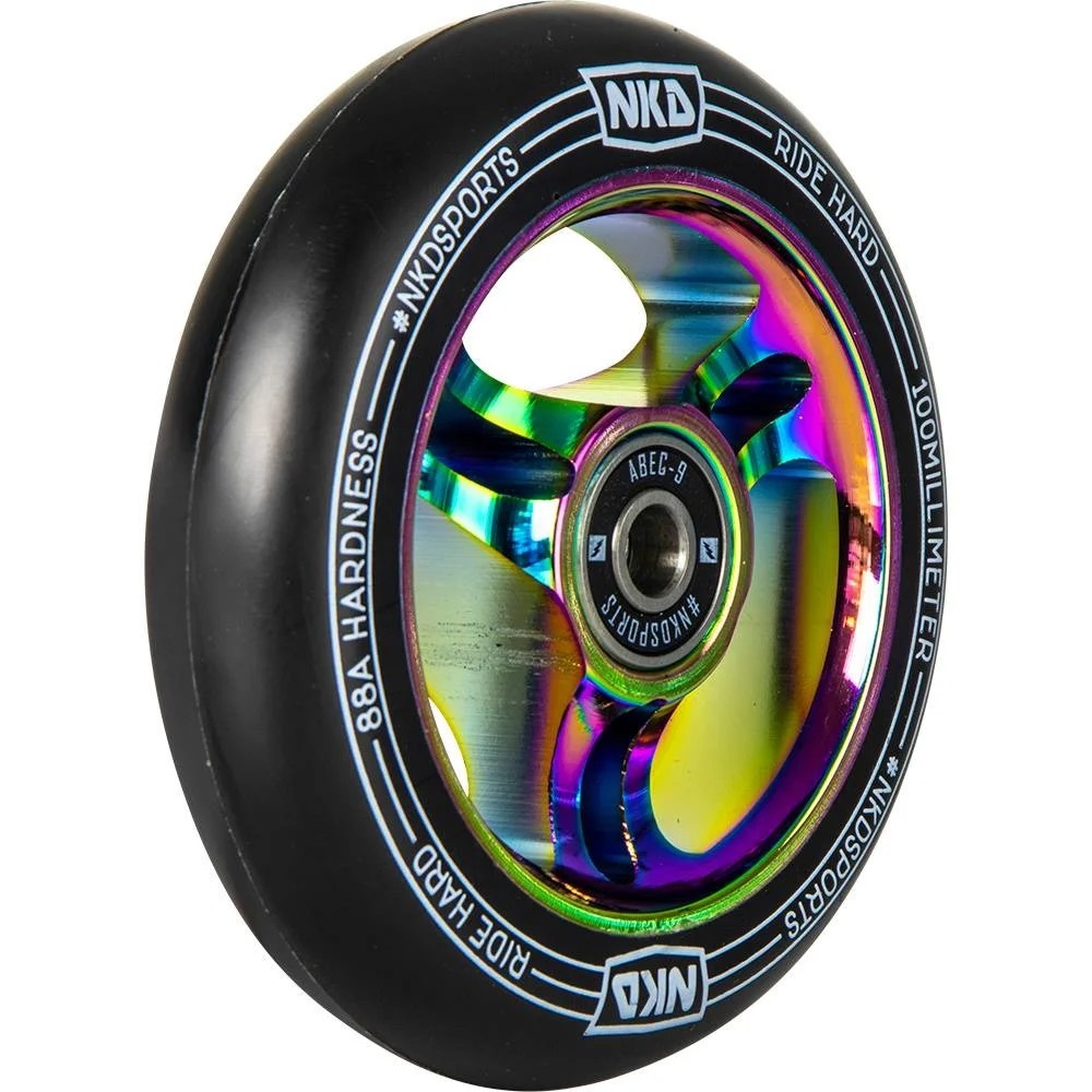 110mm stuntstep wiel met aluminium velg - Streetsurfshop