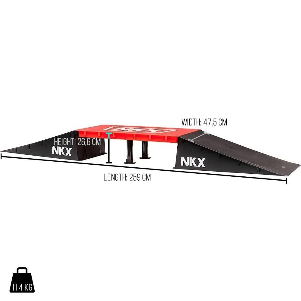 NKX Double Ramp 259cm - Streetsurfshop