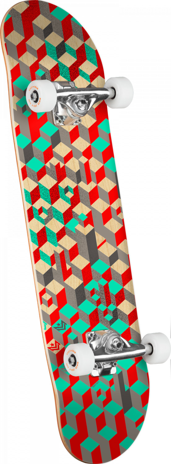 Mini Logo Patterns Blocks ML243 K20 8.0" - Streetsurfshop