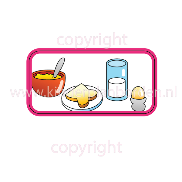 Eten & Drinken - 49 magnetische pictogrammen - kinderplanborden.nl