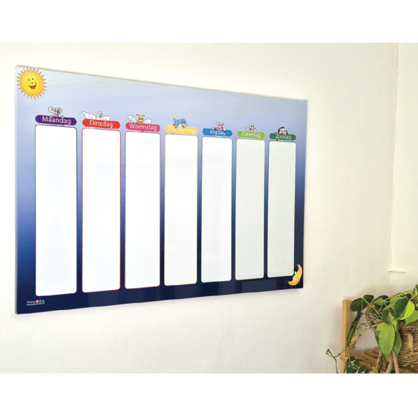 Planbord Blauwe Ster - overzichtelijk planbord voor kinderen ...