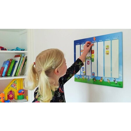 Een leuk en overzichtelijk kinderplanbord - Weekplanner ...