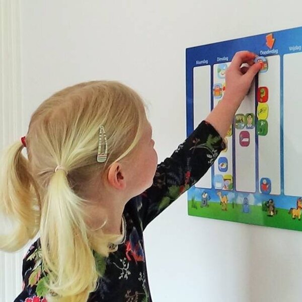 Een leuk en overzichtelijk kinderplanbord - Weekplanner ...