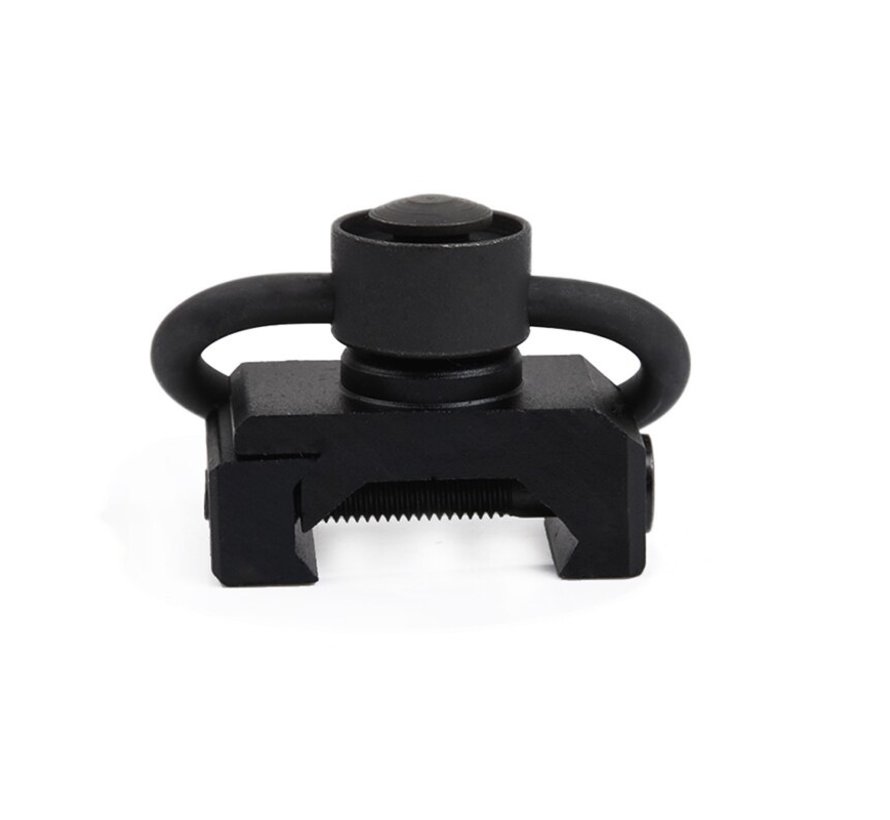 RIS Thin Rail Mount QD Sling Swivel - Skirmshop