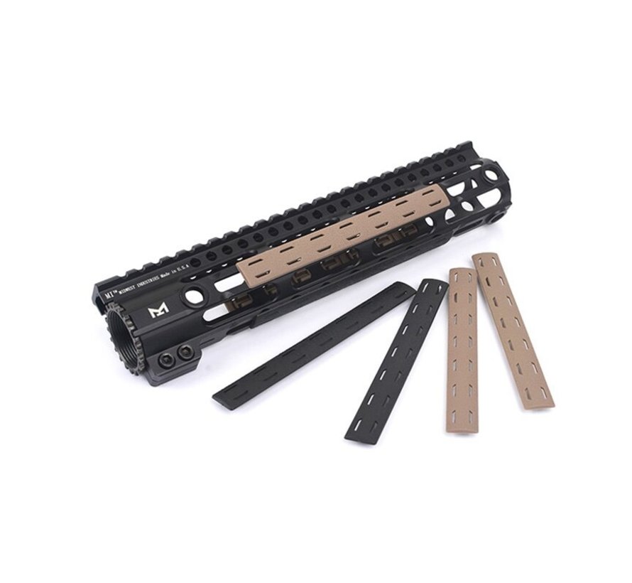 BCM M-LOK Rail Panel Kit Black 5 pcs - Skirmshop