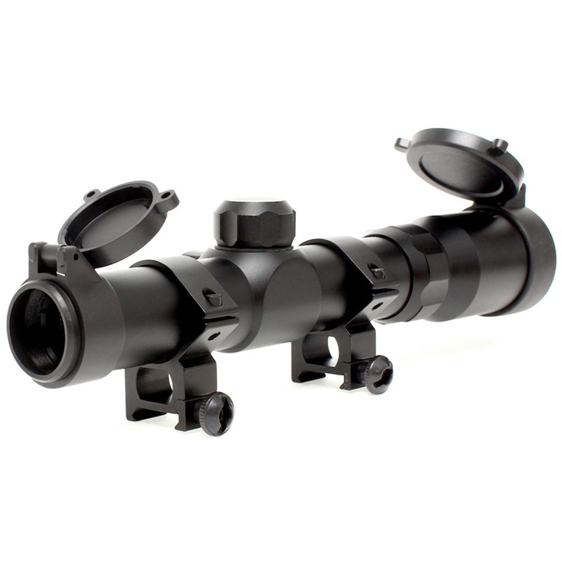 Aim-o Aim-O 1-4x24 Tactical Scope - Black - Skirmshop