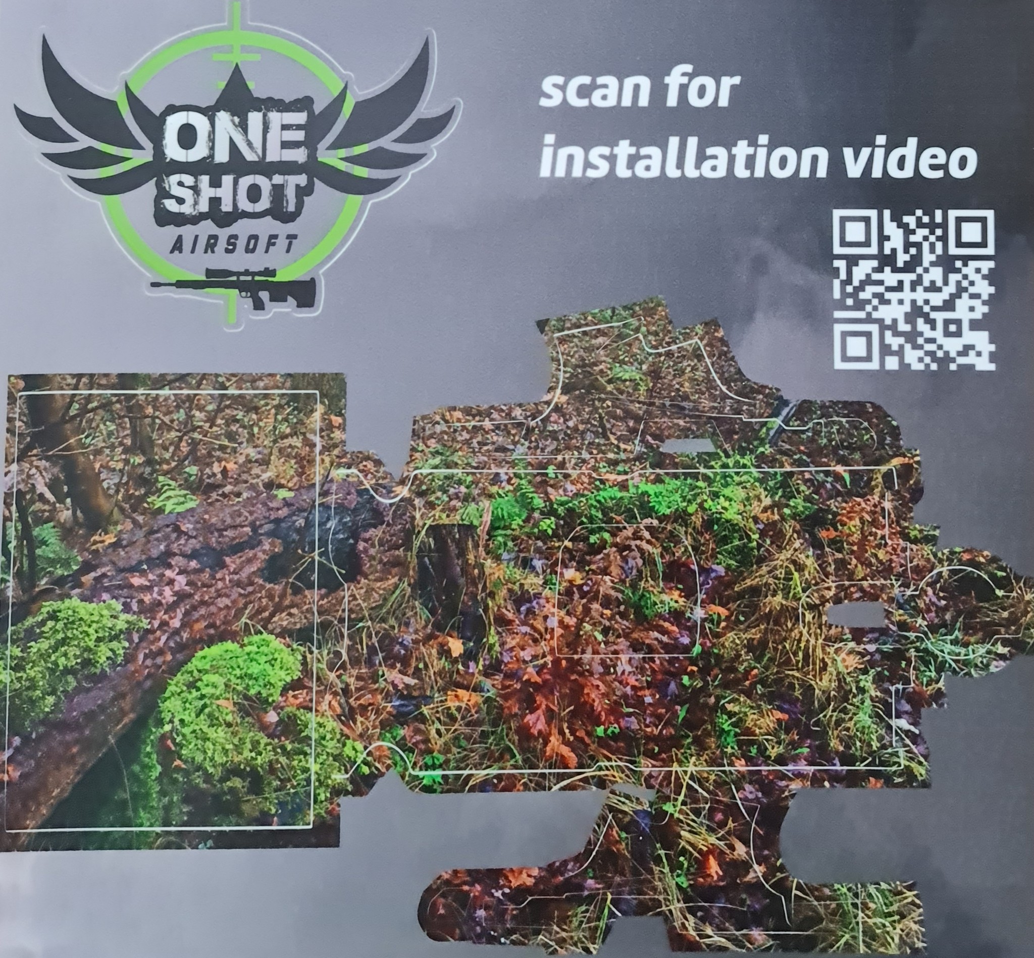 One shot airsoft One Shot Airsoft Gun Skin AAP01 Stealth Recon Oak ...