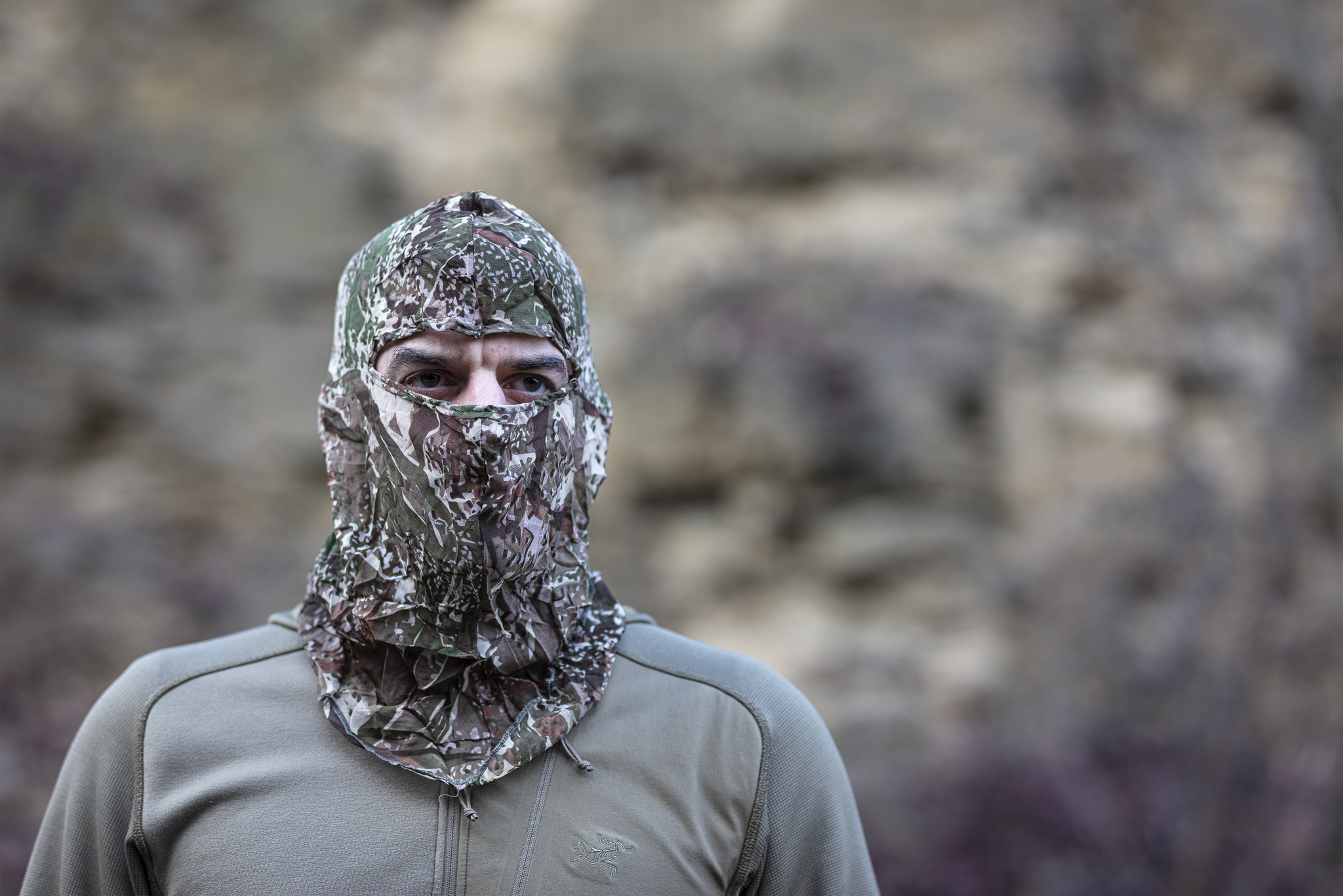 Ghosthood GhostHood ConCamo Brown Ultra Light Basic Ghost Mask - Skirmshop