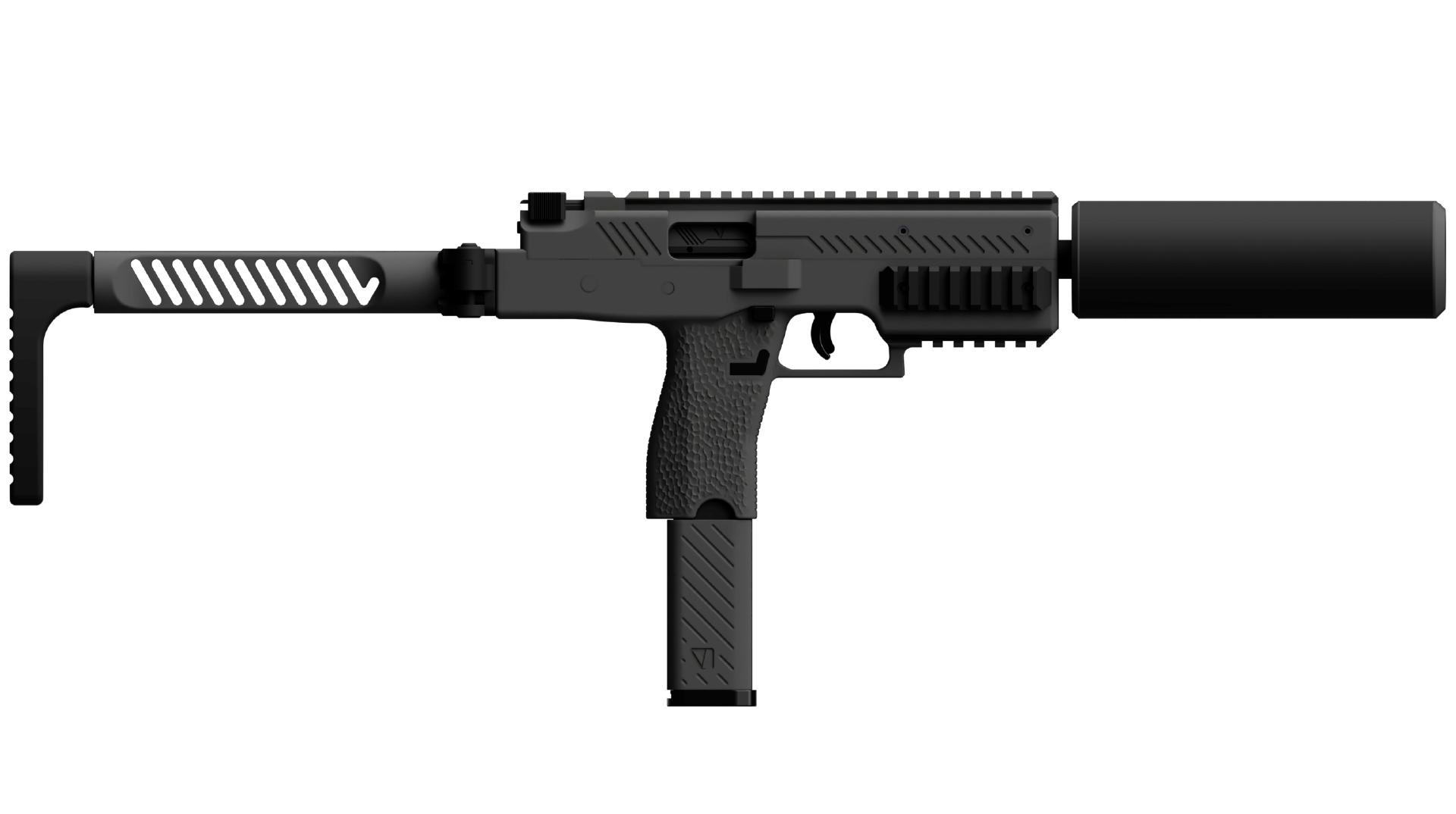 Vorsk VMP-1X GBB SMG - Black - Skirmshop