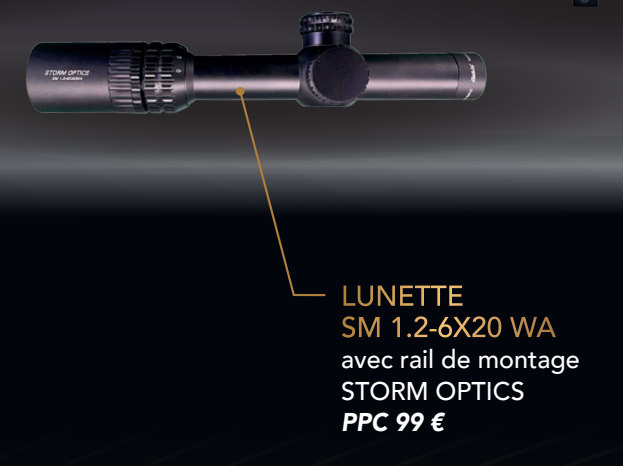 Storm Scope SM 1.2-6x20 WA With Mounts STORM OPTICS - Skirmshop