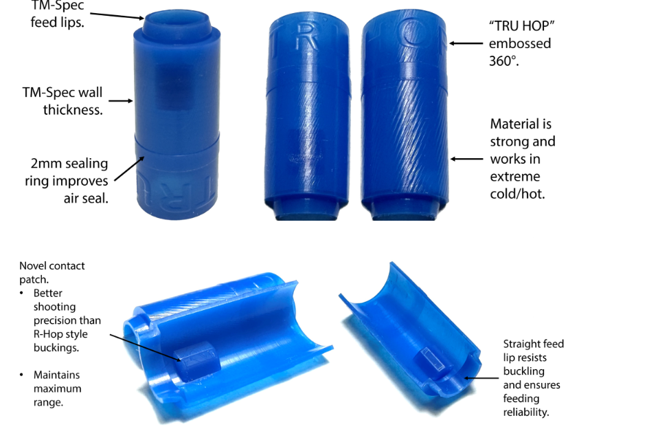 Trusightairsoft Tru-Hop-Gen3-AEG- Bucking - Blue - Skirmshop