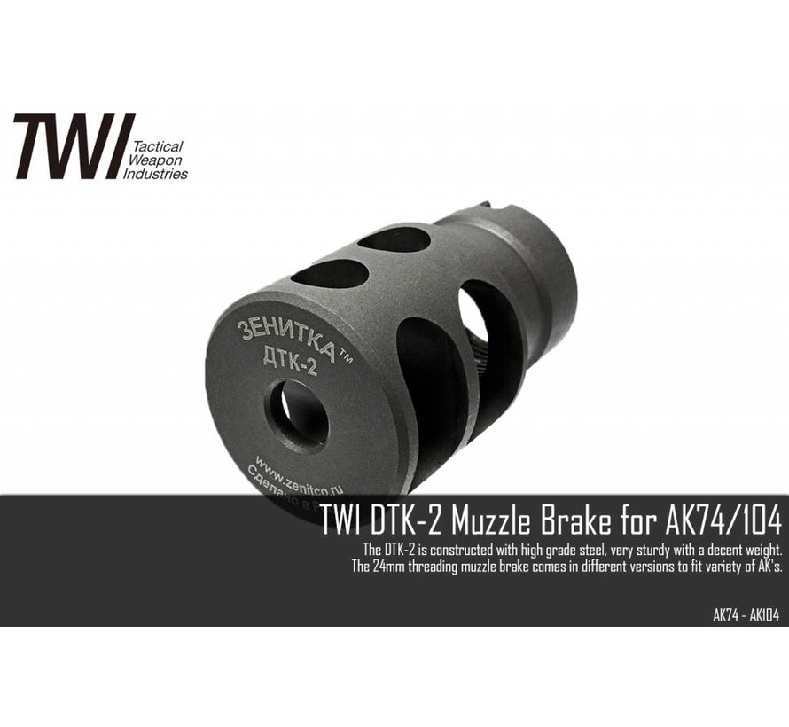 TWI AK74MN and 74UN DTK-2 Muzzle Brake - Skirmshop