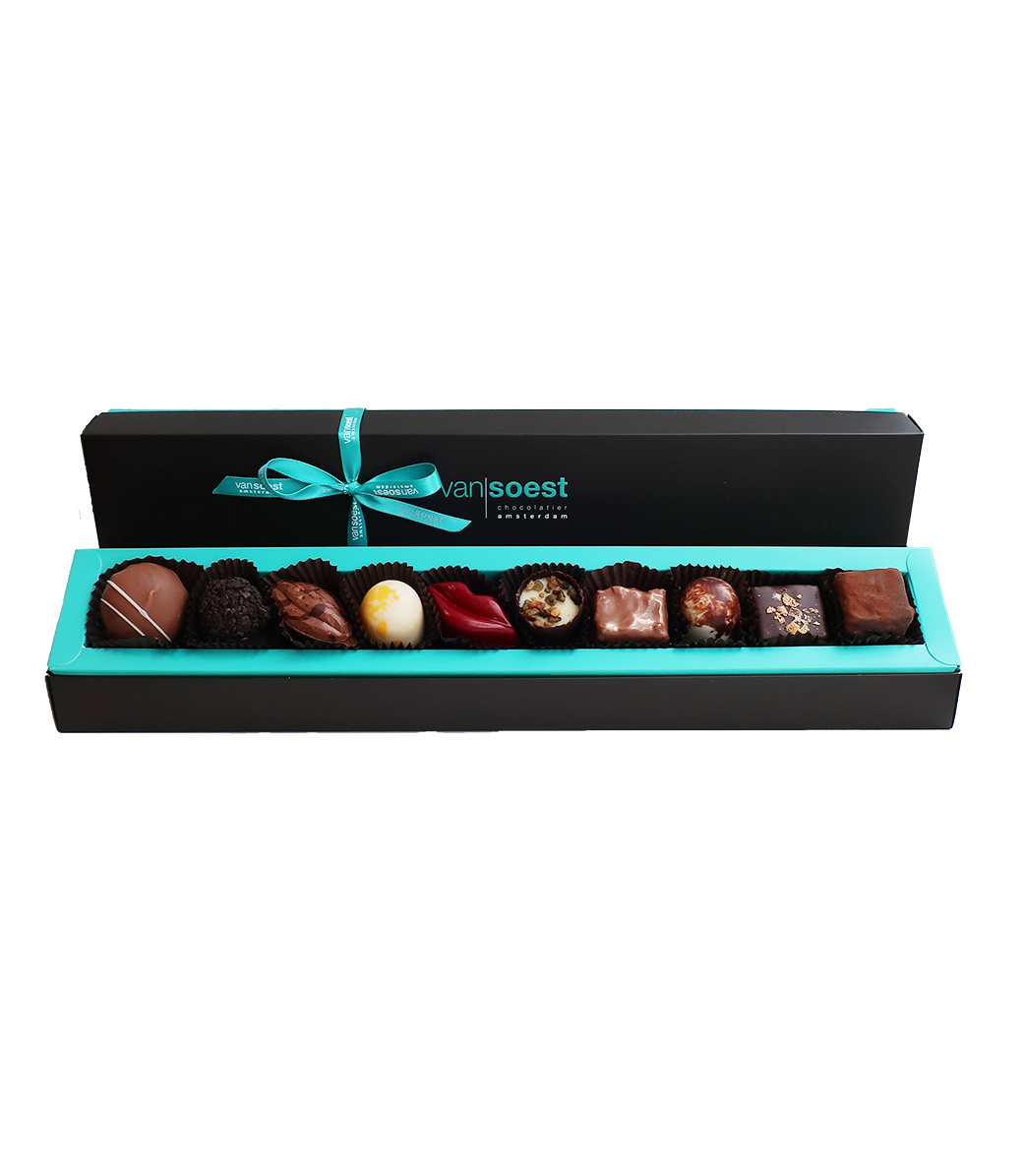LUXURY BOXED CHOCOLATES 10PCS - Van Soest-Amsterdam