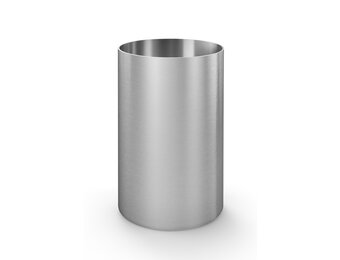 CUPA cup / toothbrush holder - matt brushed stainless steel - Bath & Living