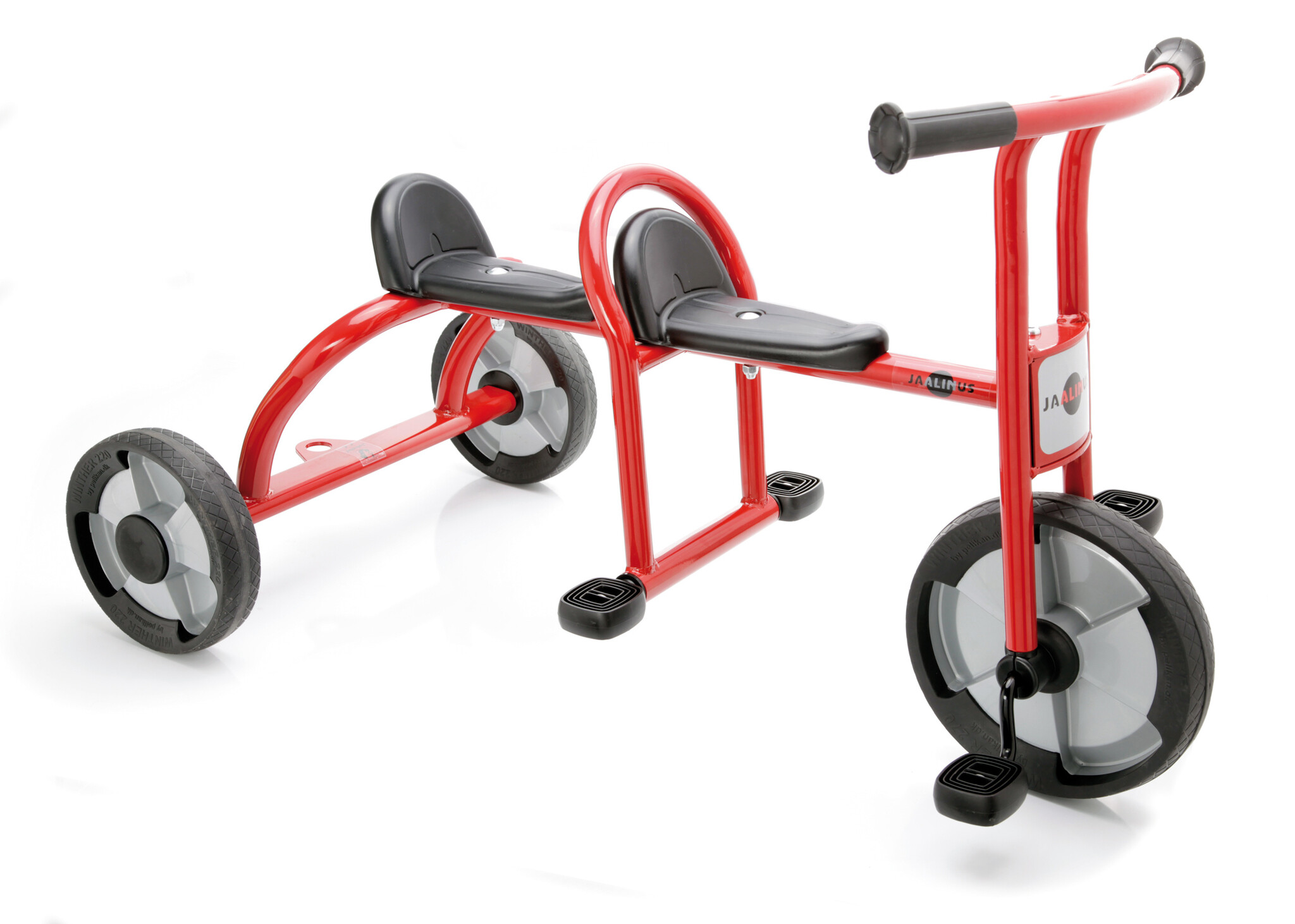 Tandem driewieler voor 2 kinderen - taxi tweepersoons - Speeltafelwinkel