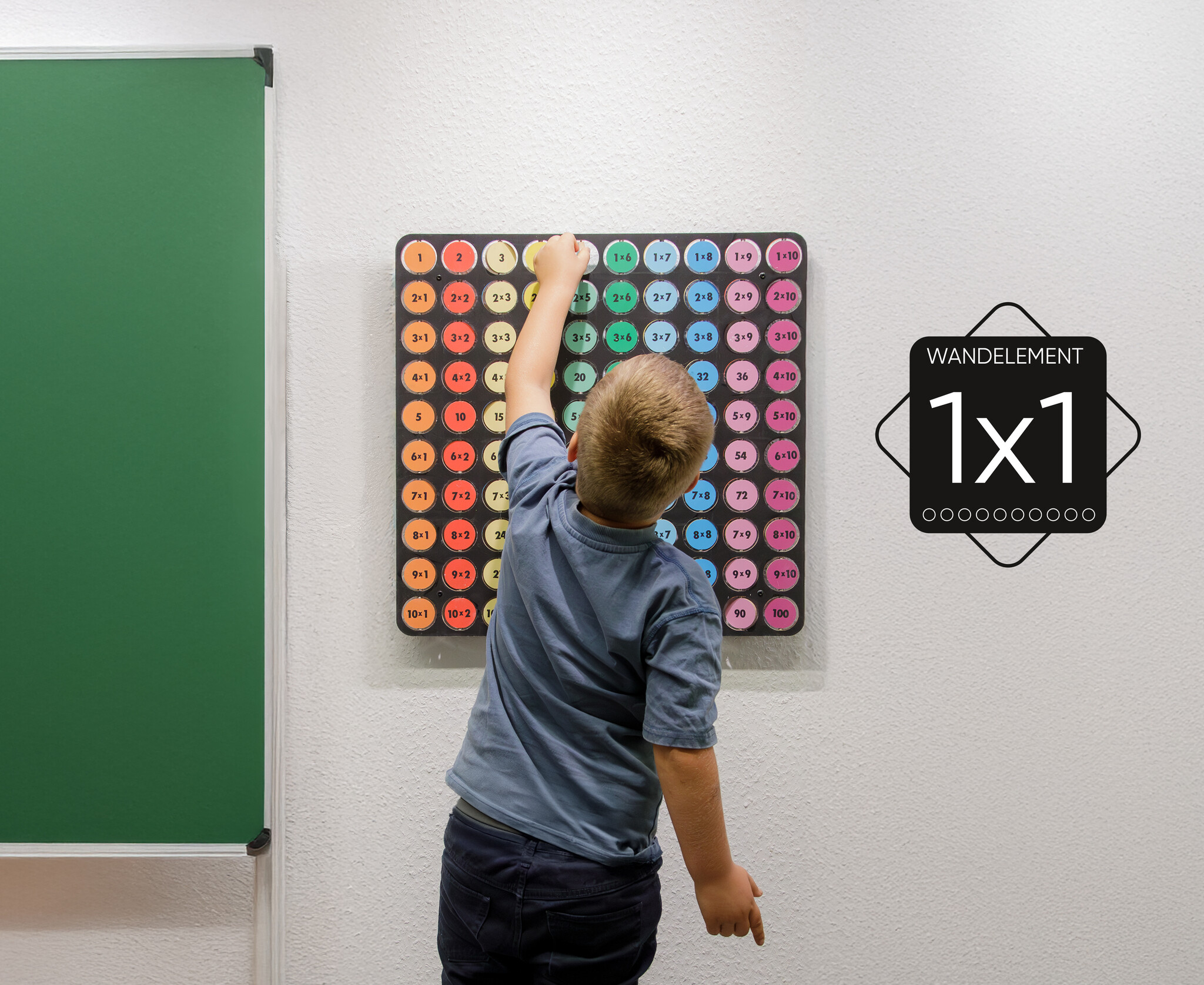Tafel spelletjes voor aan de wand - tafels van 1 tot 10 - Speeltafelwinkel