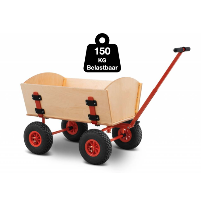 Eckla houten bolderkarren - Bolderkar-shop