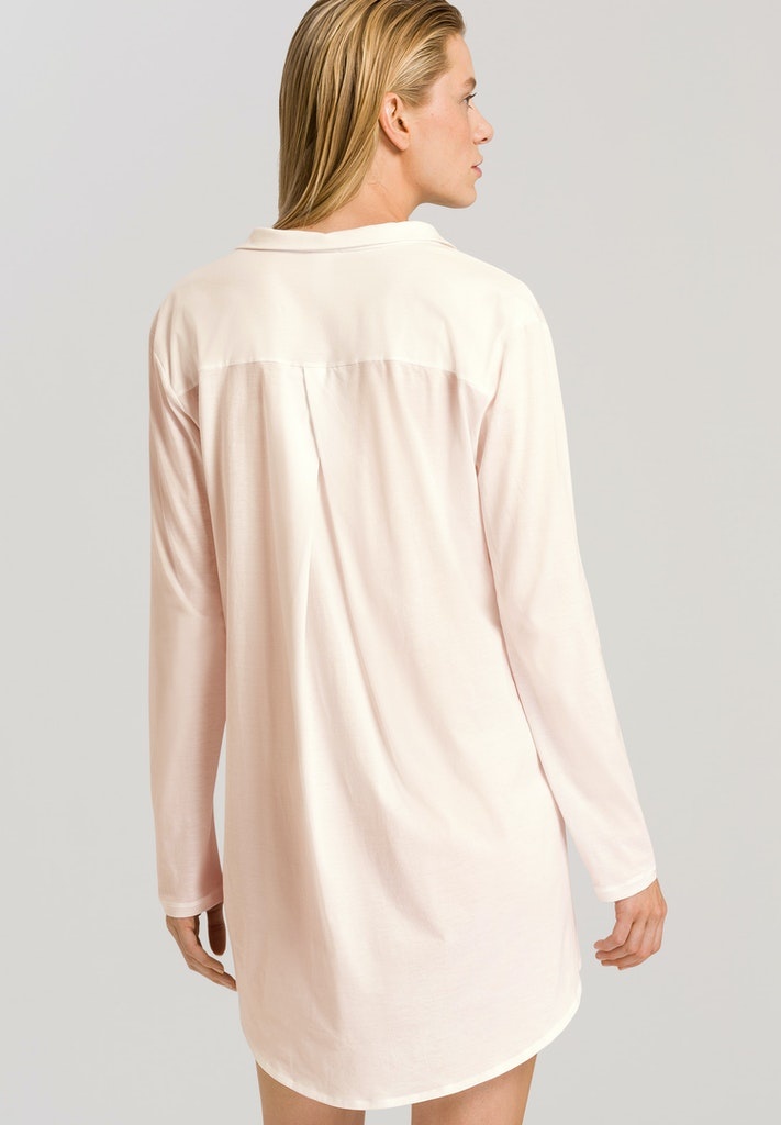 Cotton Deluxe Nightshirt Carry Chrystal Pink (077958) - HANRO ...
