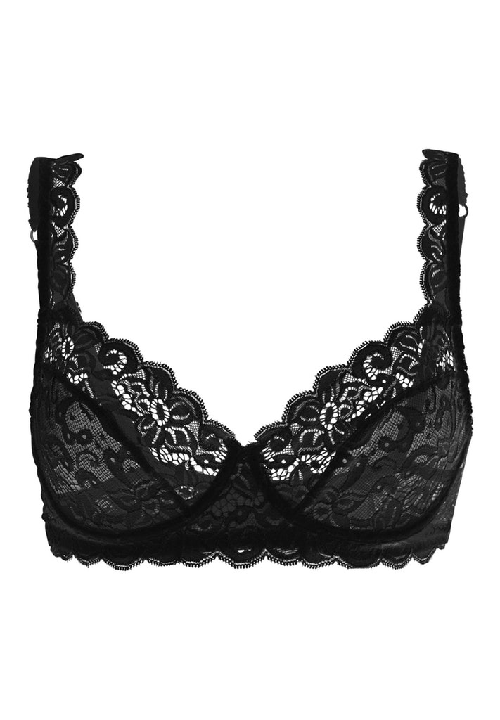 Moments U/Wire Bra Black (071467) - HANRO | Luxurieus | Ondermode ...