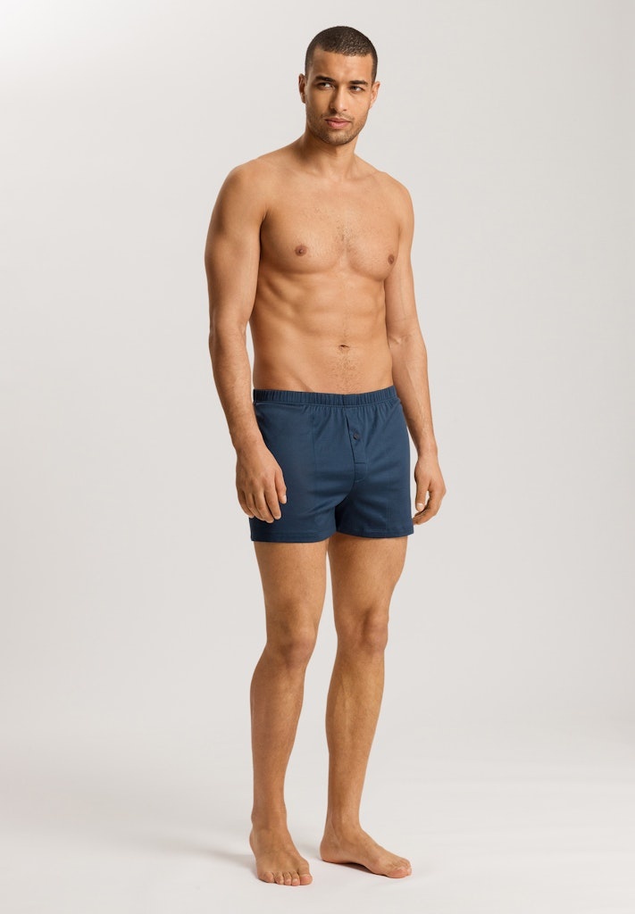 HANRO Cotton Sporty Boxer Midnight Sky - HANRO | Luxurious | Underwear ...