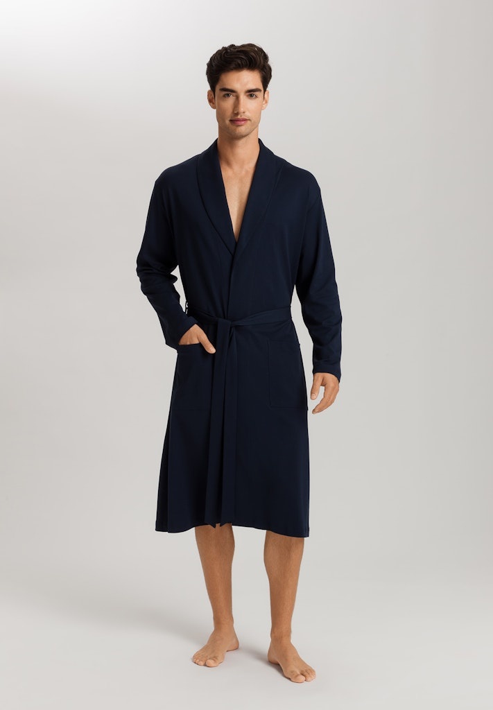 HANRO | Night & Day Robe Deep Navy (NEW) - HANRO | Luxurieus ...