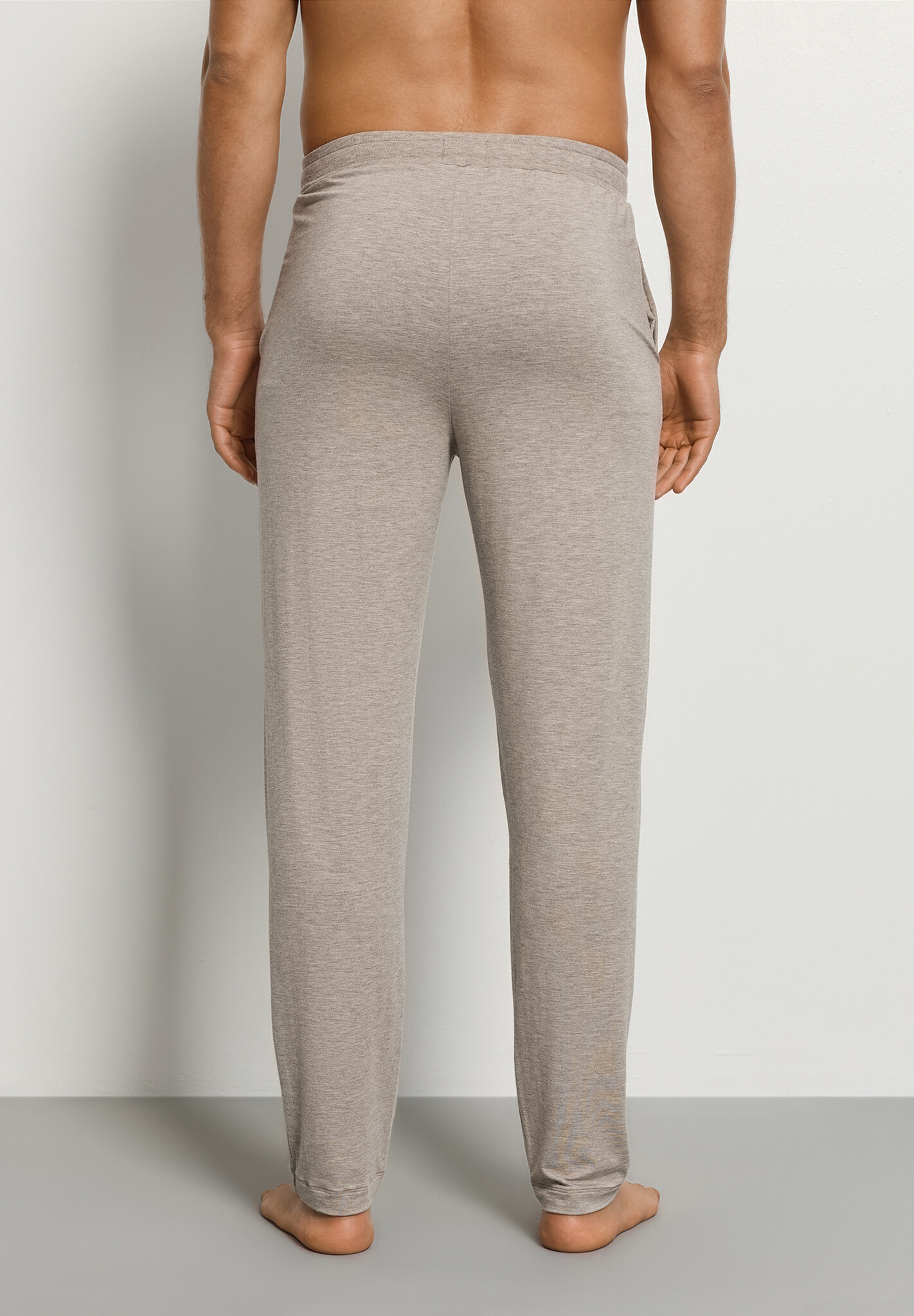 HANRO Casuals Long Pants Hazelnut Melange - HANRO | Luxurieus ...