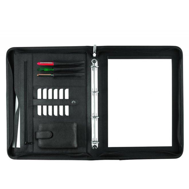 Leren Schrijfmap Met naam of logo! - Lederonline