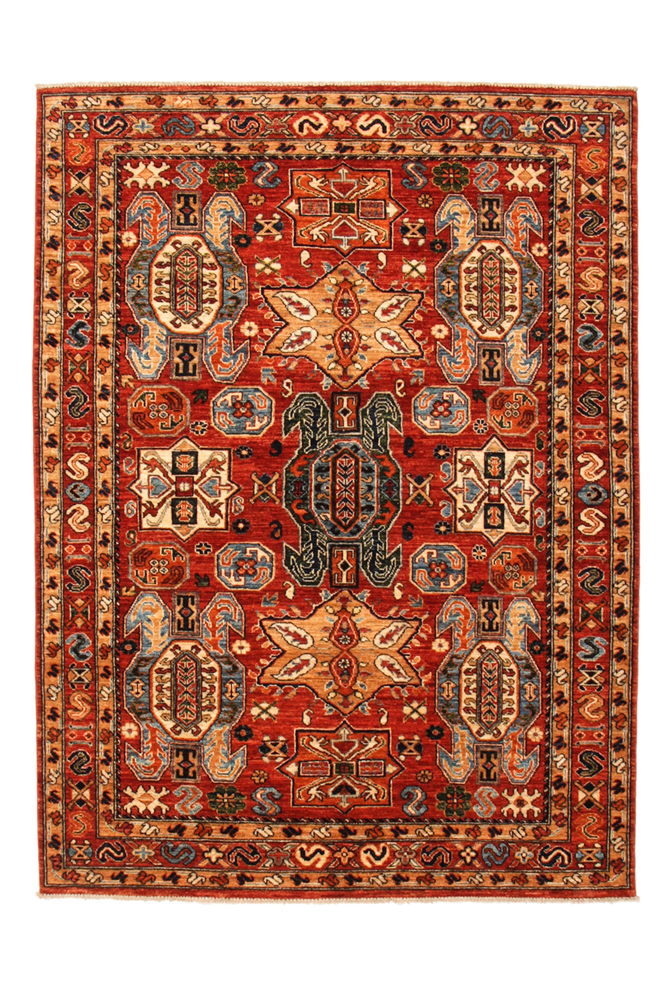 super fijn oriental kazak vloerkleed 238x174 cm - Kelimshop.com ...