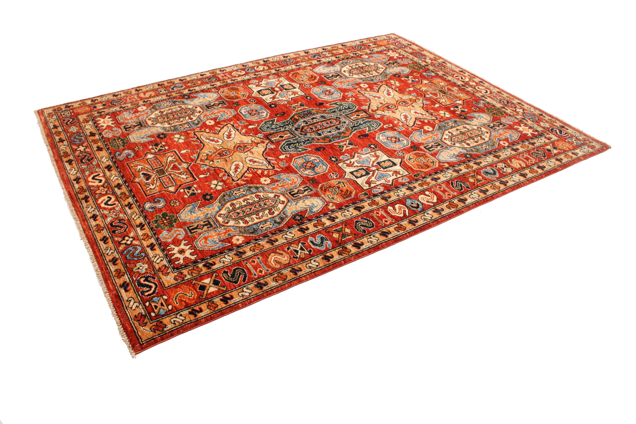 super fijn oriental kazak vloerkleed 238x174 cm - Kelimshop.com ...