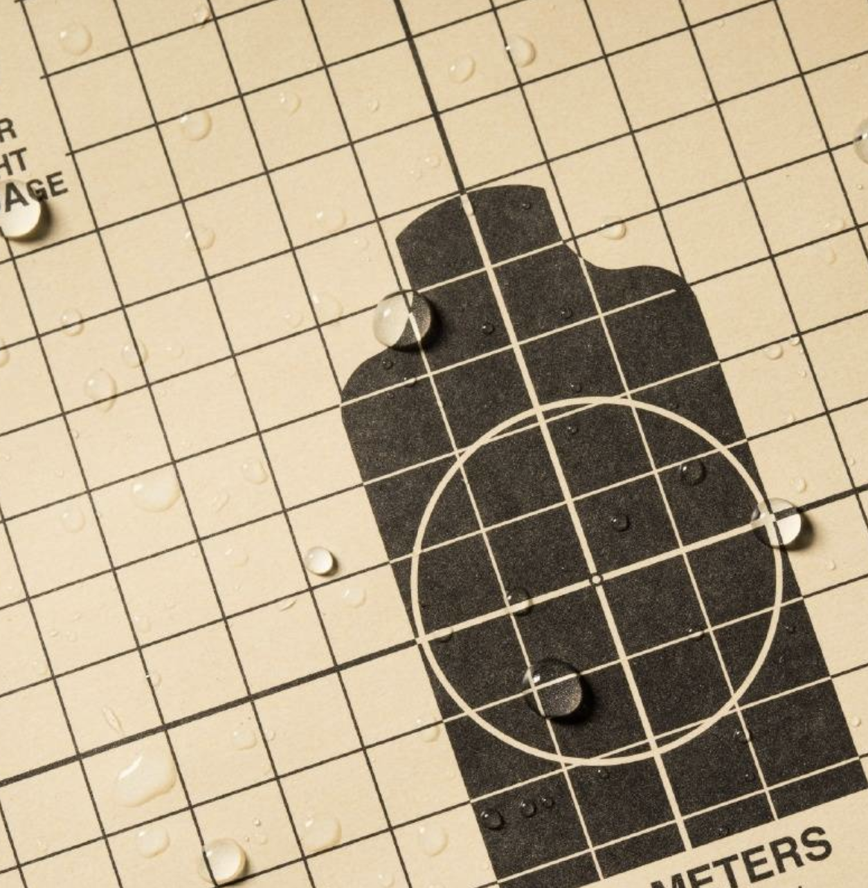 Rite In The Rain 25 Meter Zeroing Target (A4). - Airsoftshop Europe