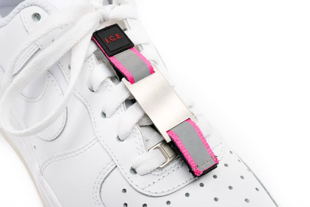 Shoe ID tag Pink - Icetags