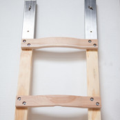 Handgemaakte RVS koppelstukken dakladder set