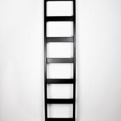 Rechte zwarte enkele ladder | #1 in Trappen | Houtenladders.nl