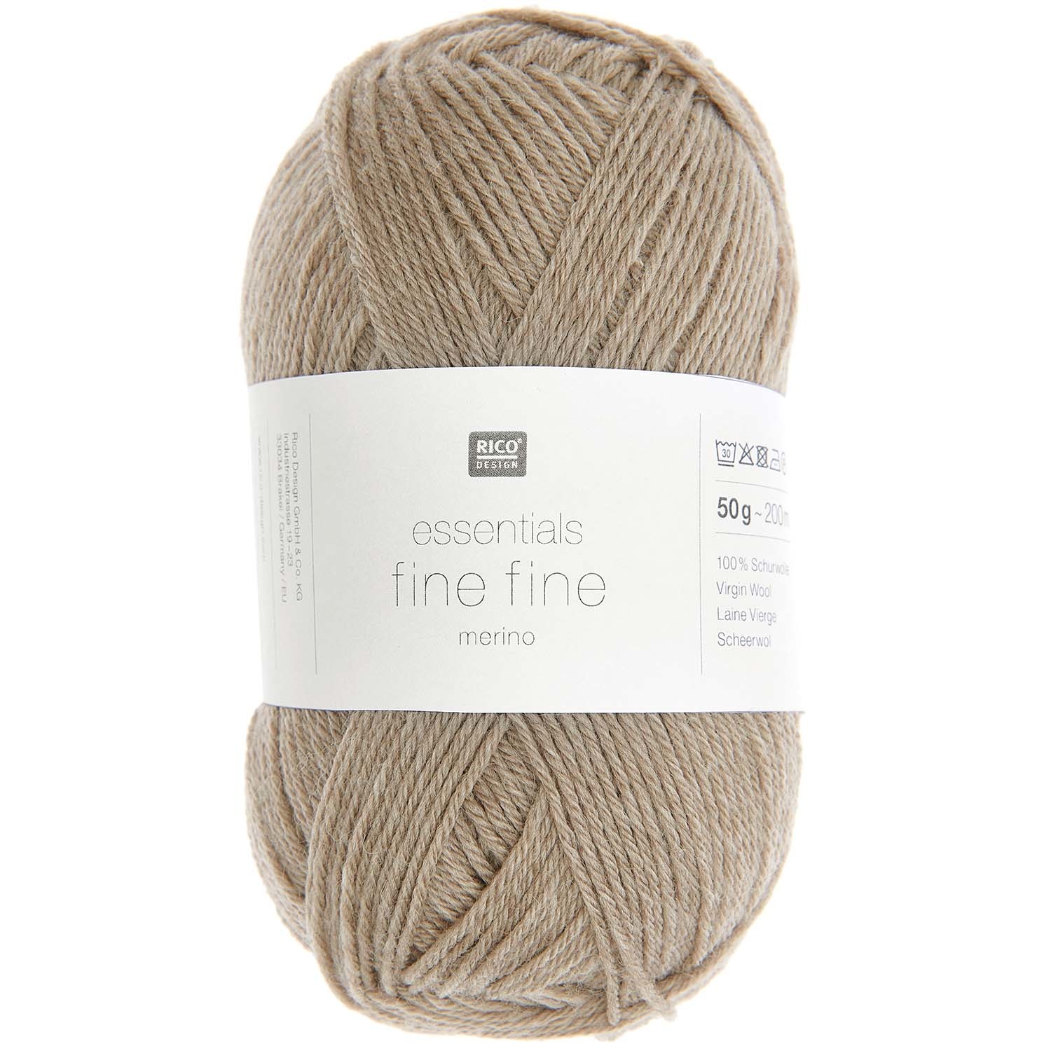 Fine Fine Merino 009 Beige Melange - Wolwinkel Filomena