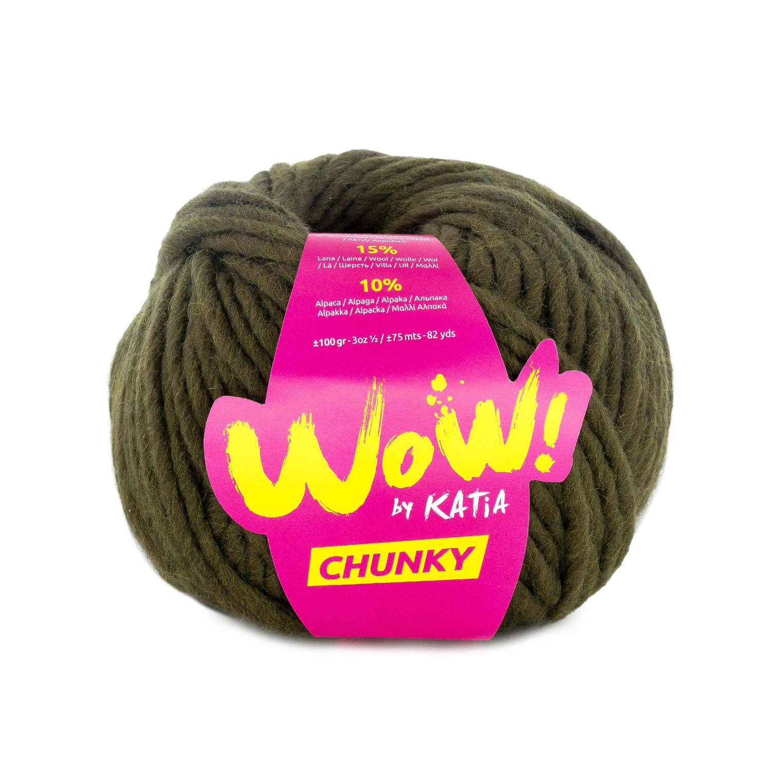 WOW Chunky 69 Kaki - Wolwinkel Filomena