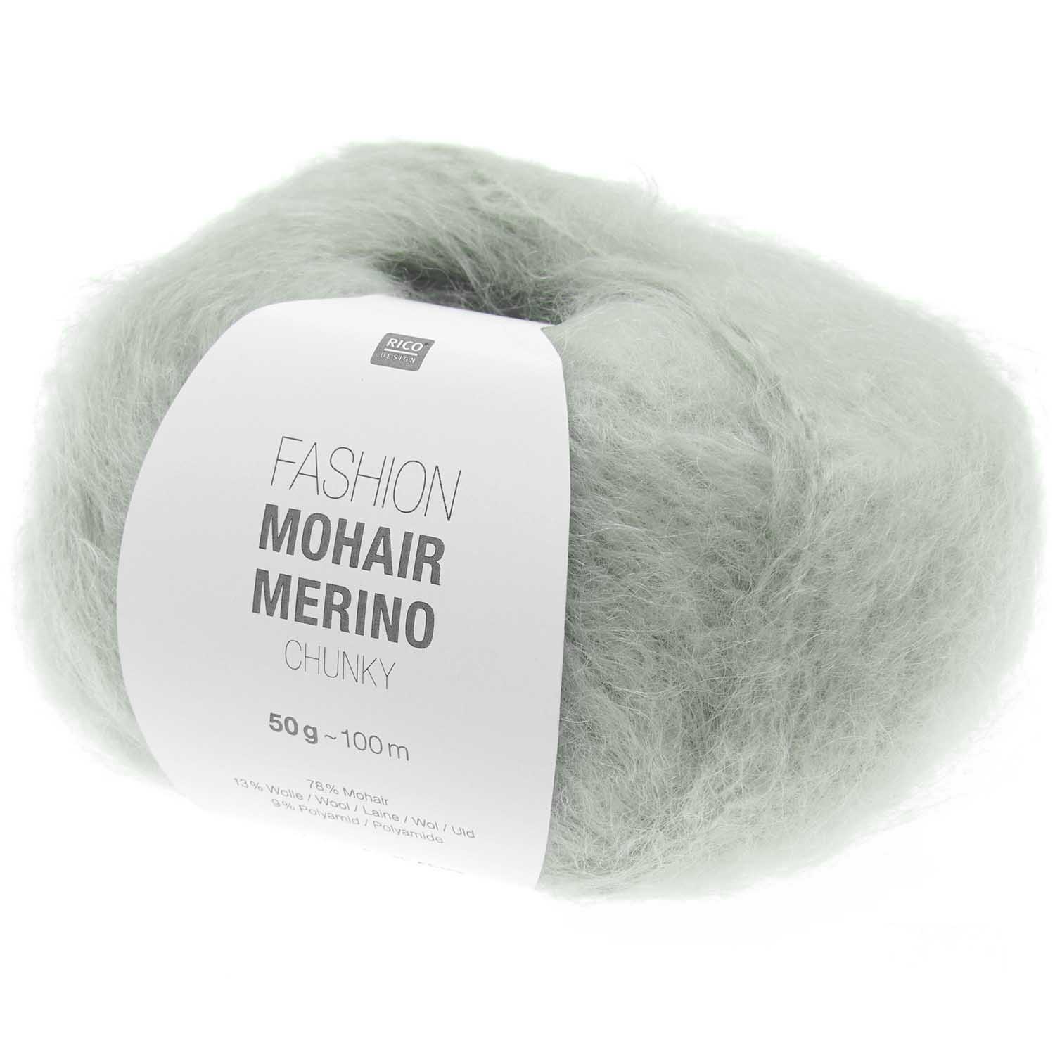 Mohair Merino Chunky 027 Linden Green - Wolwinkel Filomena