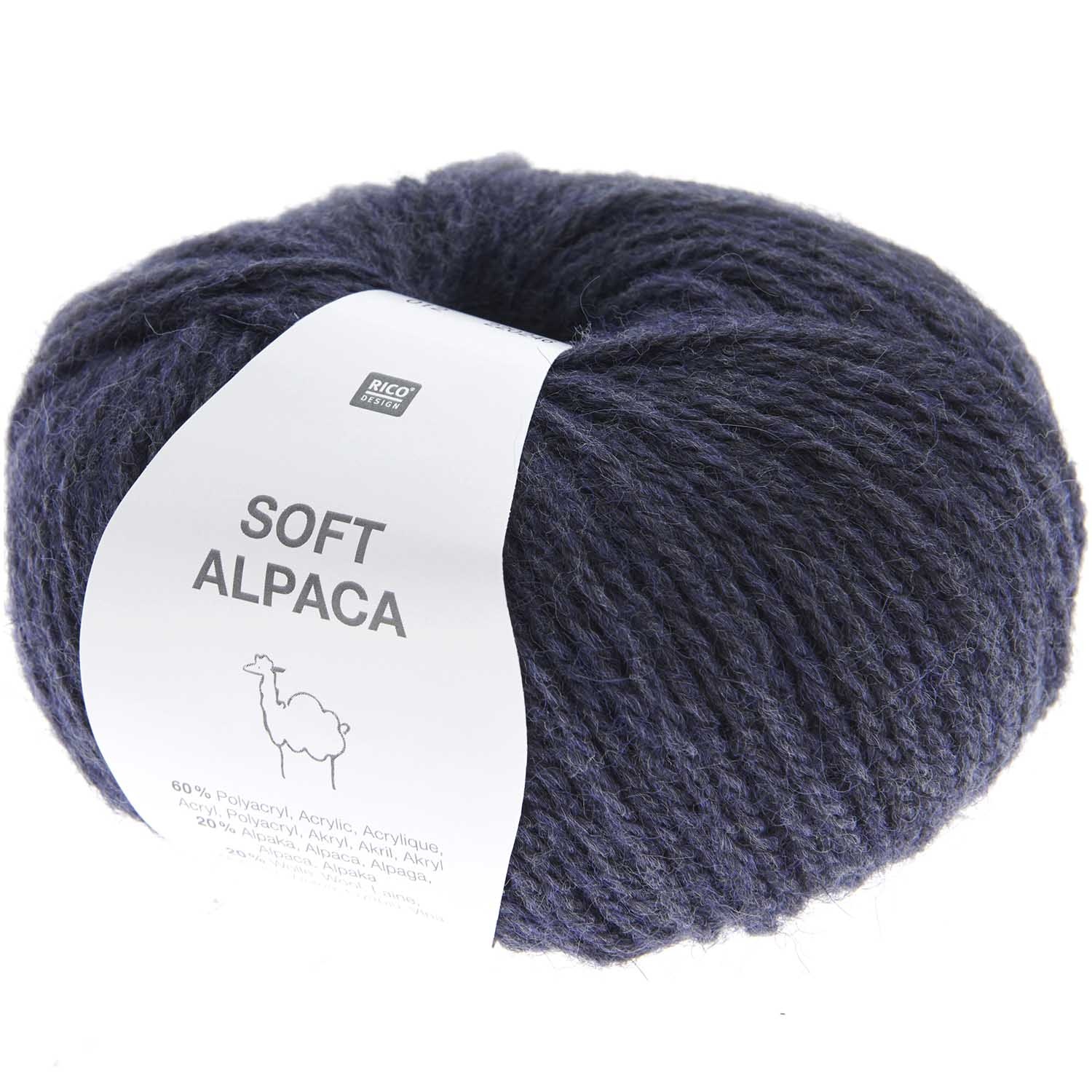 Soft Alpaca 12 Navy - Wolwinkel Filomena