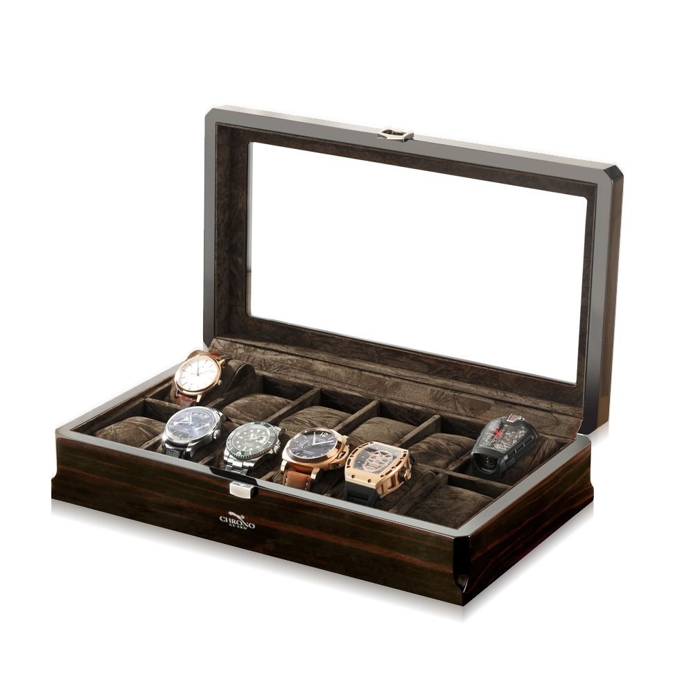 CHRONOGUARD - Positano Uhrenbox für 12 Uhren - Luxuryuhren.ch