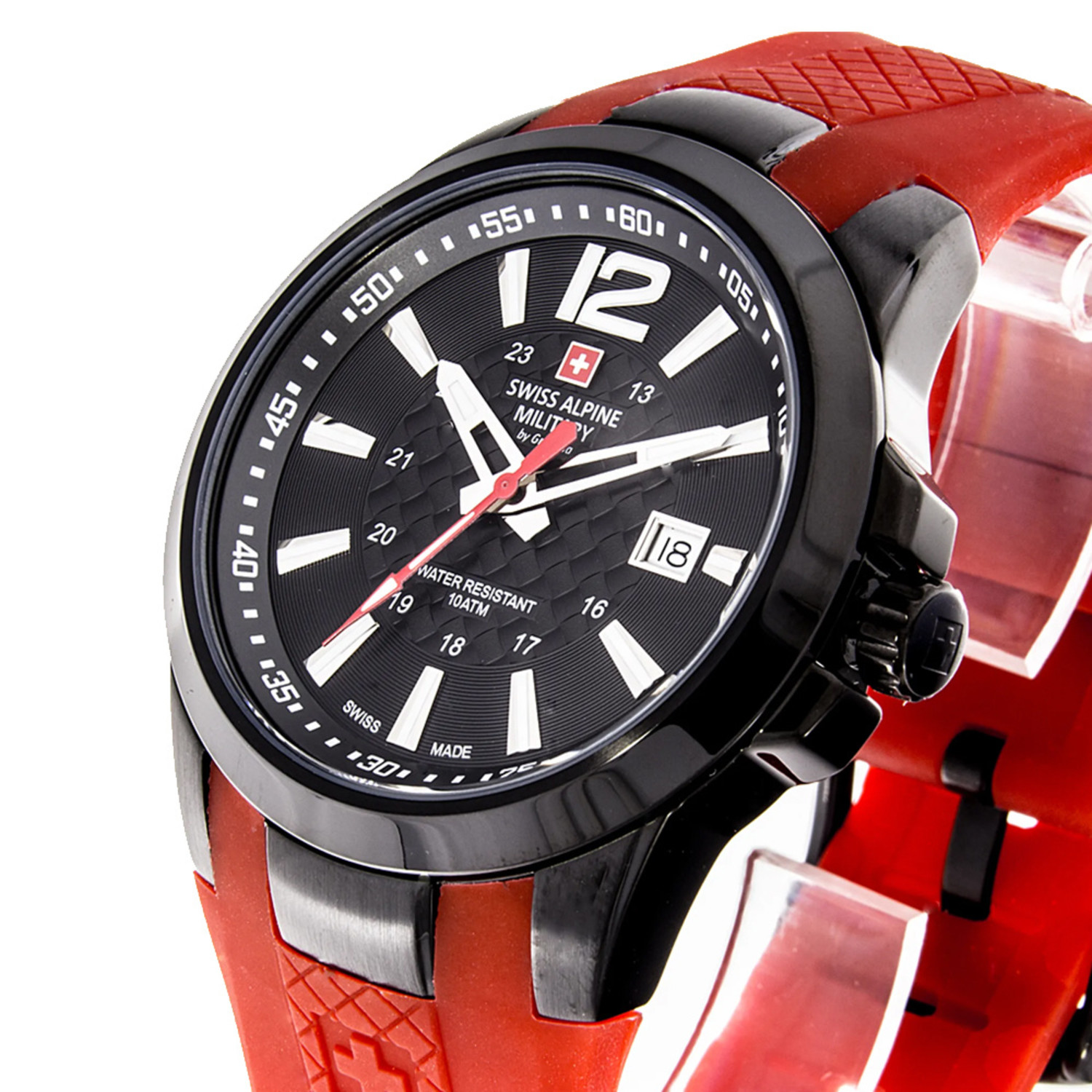Swiss Alpine Military - Combat Air Red 7058.1879SAM - Swiss Made ...