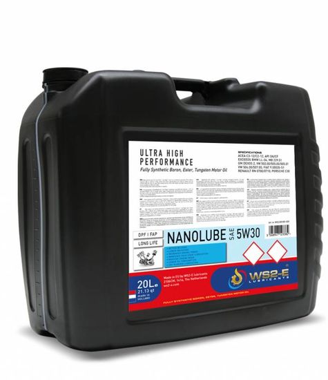 WS2-E Nanolube 5W30 *5 liter Boron, Ester, Tungsten motorolie - Ardeca ...