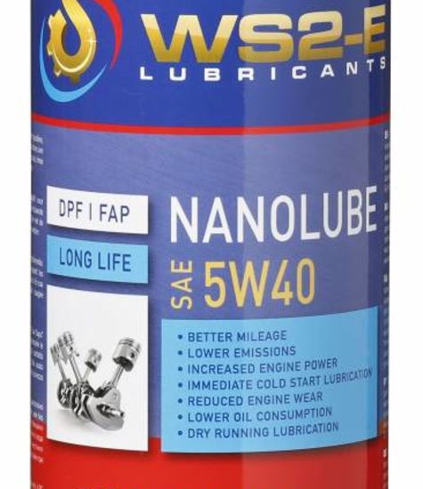 WS2-E Nanolube 5W40 *5 liter Boron, Ester, Tungsten motorolie - Ardeca ...