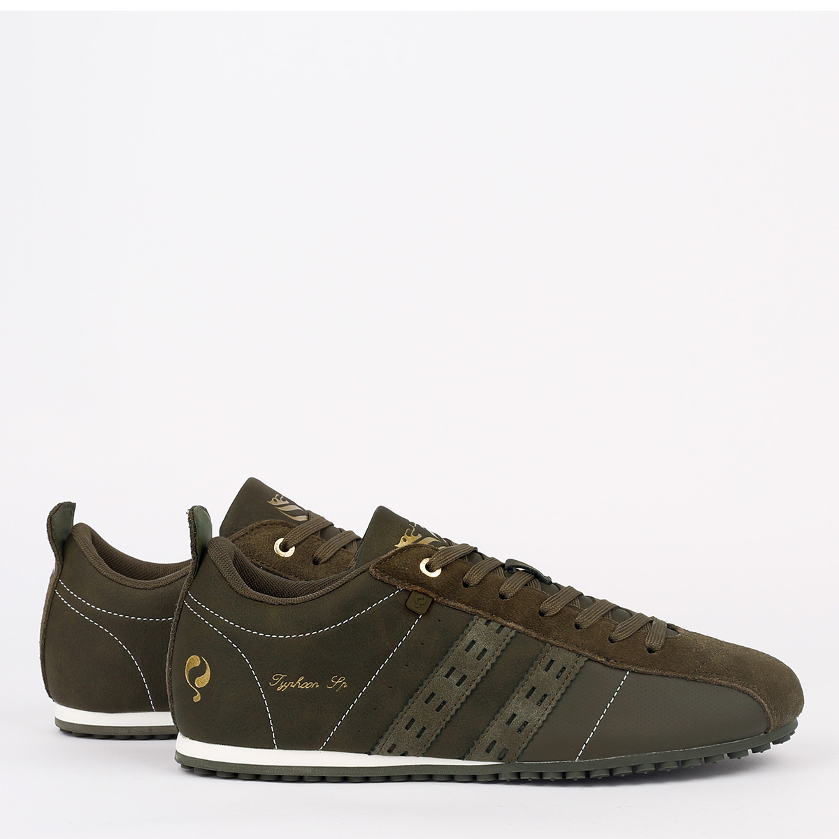 Heren Sneaker Typhoon SP - Army Groen/Army Groen/Wit - Q1905